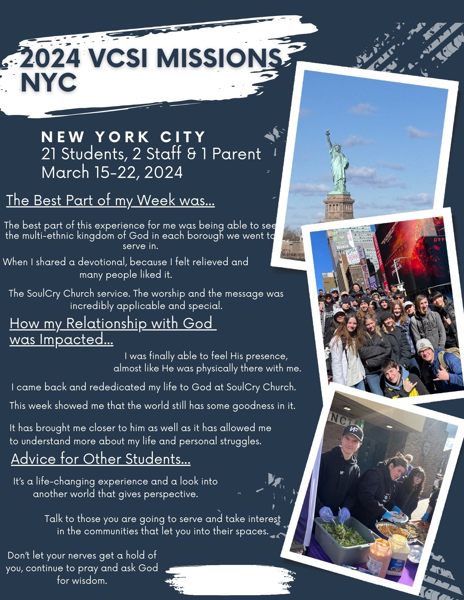 2024 VCSI Missions Week - Valor Christian School International in ...